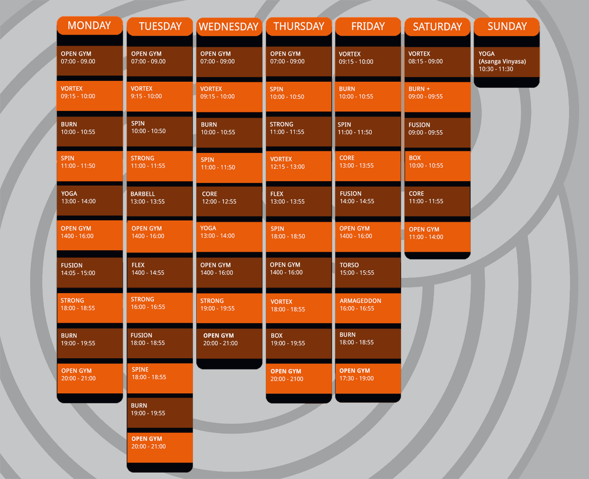 Classes and days - Team Breakthrough - fitness, nutrition & physcial ...